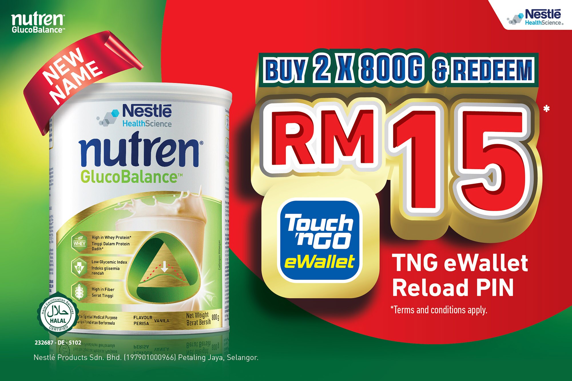 NUTREN GlucoBalance Buy and Redeem eWallet